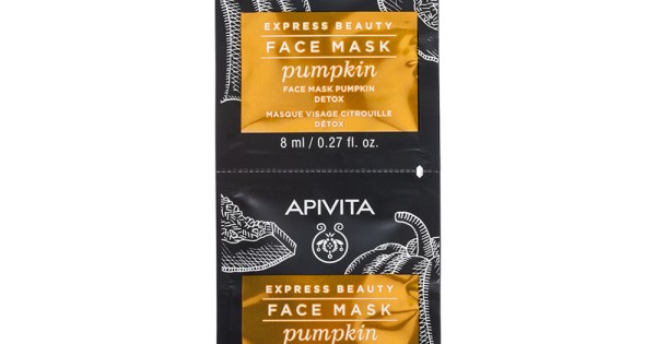 Apivita Express Beauty Detox Face Mask Pumpkin Μάσκα Προσώπου Κολοκύθα ...