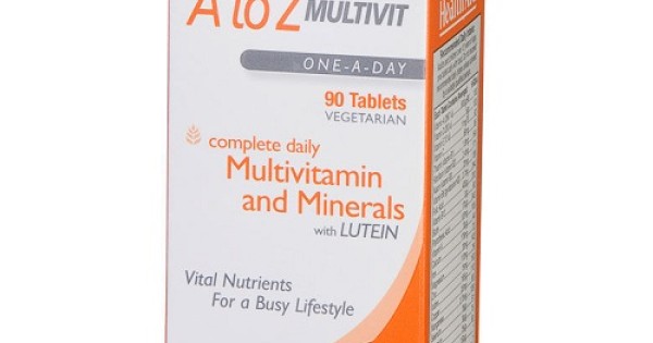 Health Aid A to Z Multivit with Lutein Πολυβιταμίνες, 90 tabs ...