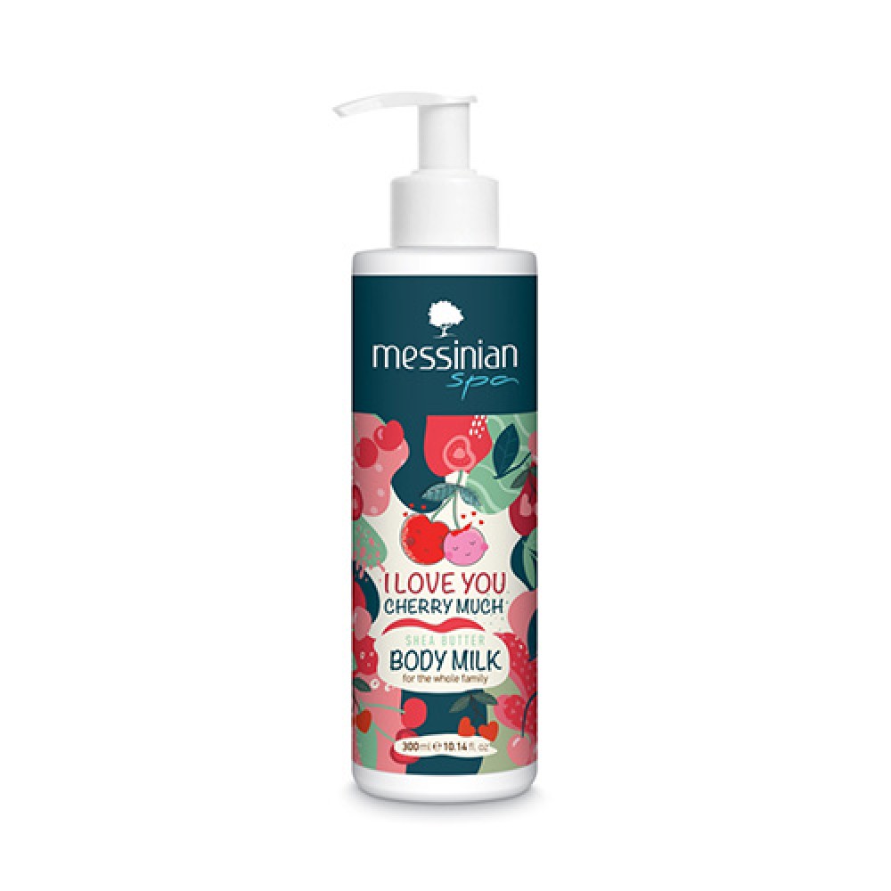 Messinian Spa I Love You Cherry Much Body Milk Ενυδατική Κρέμα Σώματος ...