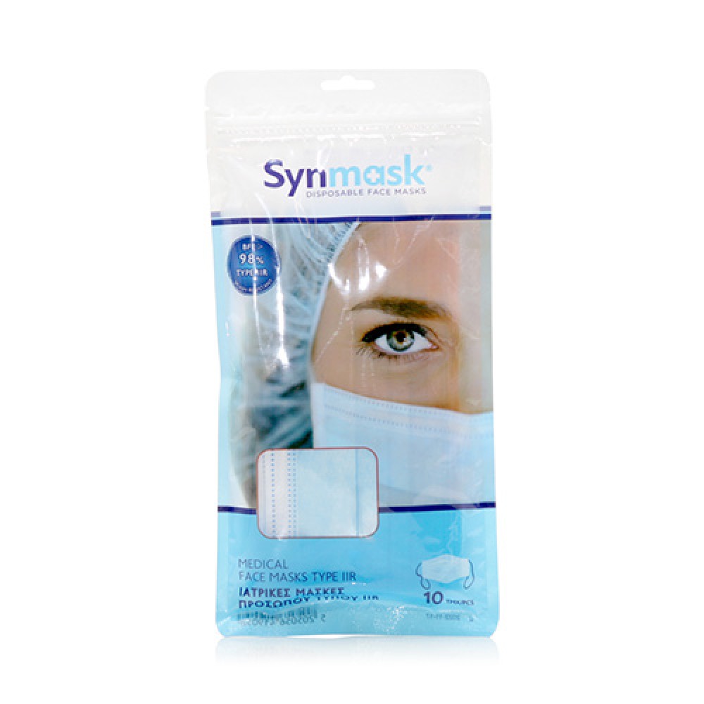 Syndesmos SynMask 3ply Μάσκες μιας Χρήσης 10τμχ - GalenicPharmacy ...